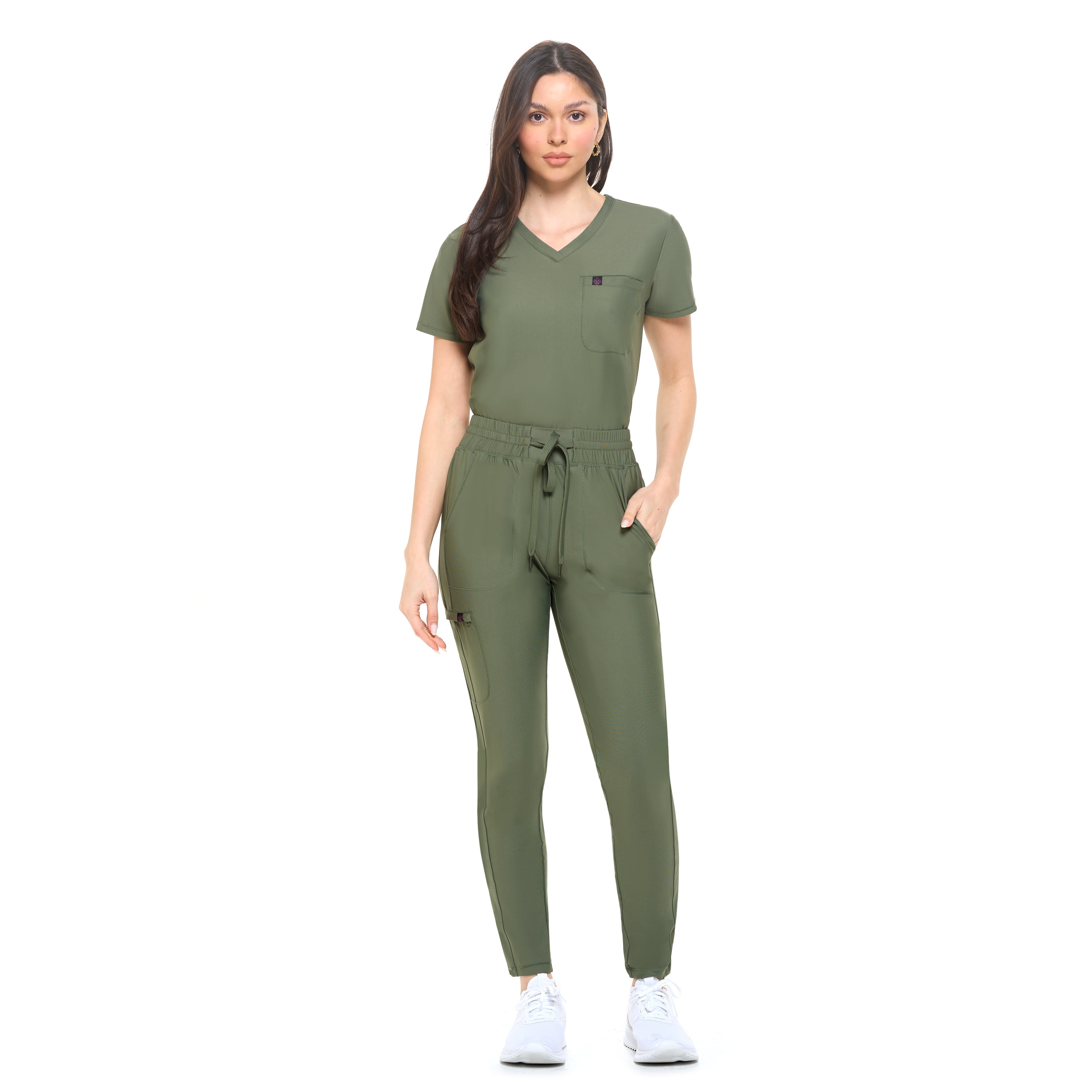 M&M SCRUBS Women's Scrub Set Ultra Stretch Form Fitting Scrubs for ...