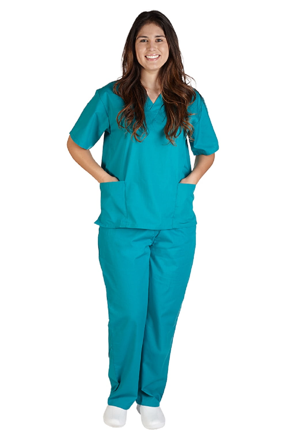 M&M Scrubs Solid Scrub Set - FREE SHIPPING XXS TO 5XL - Walmart.com