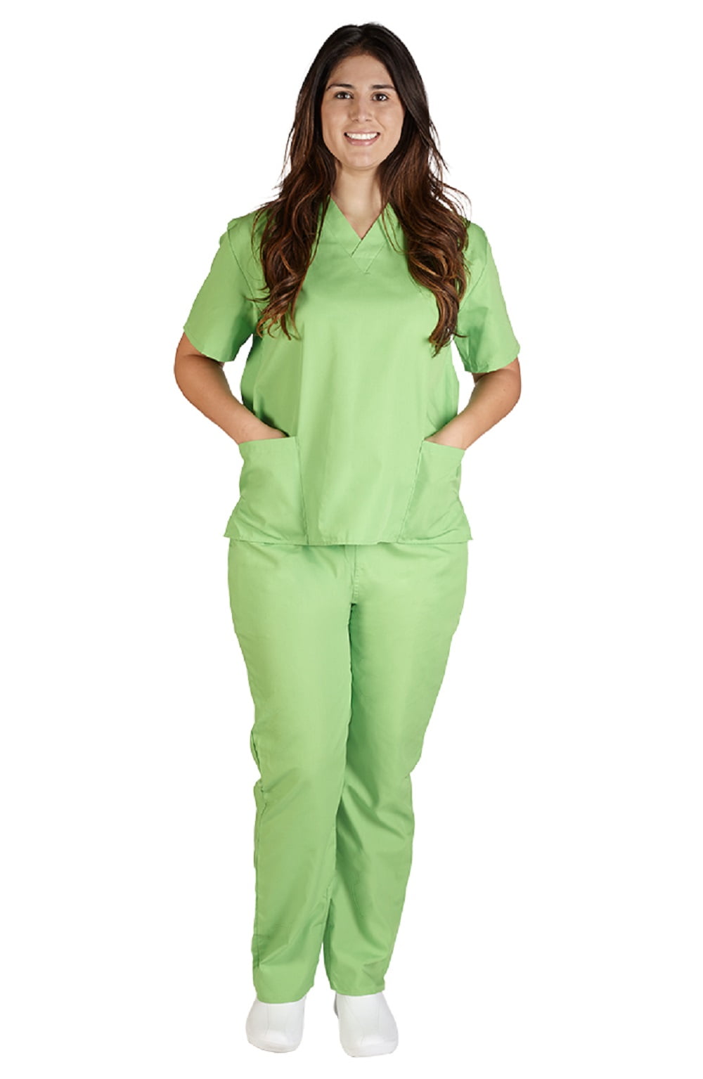 M&M Scrubs Solid Scrub Set - FREE SHIPPING XXS TO 5XL - Walmart.com