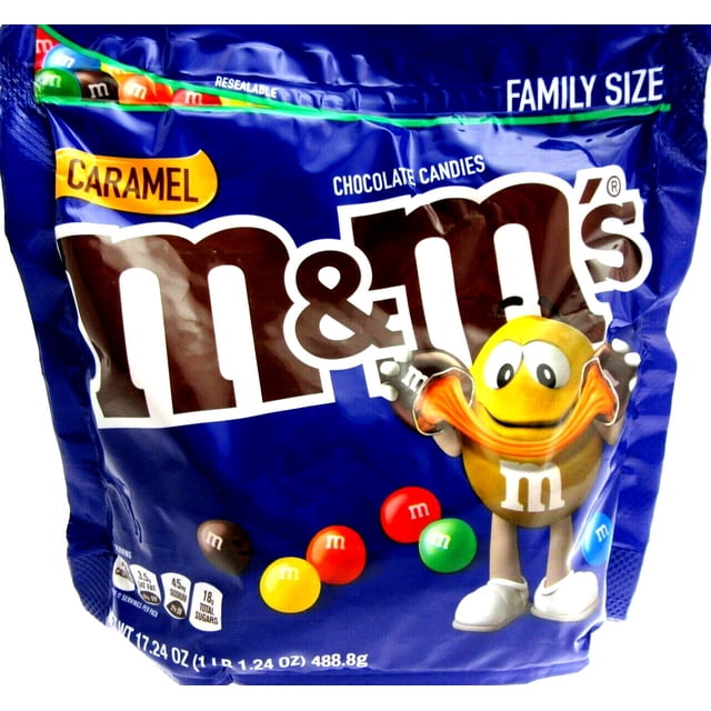 M&M's Caramel m and m Candy 17.24oz Party Size Bag - Walmart.com