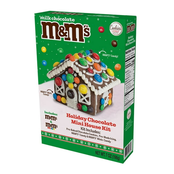 DIY, M&M's Holiday Chocolate Mini House Box Kit, 7oz (pack of 2 ...