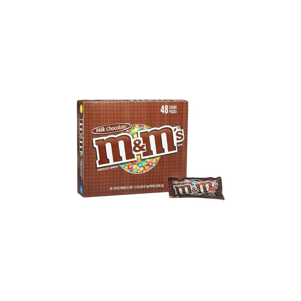 M & M's Milk Chocolate - 48 / 1.69 oz. PK. - Walmart.com