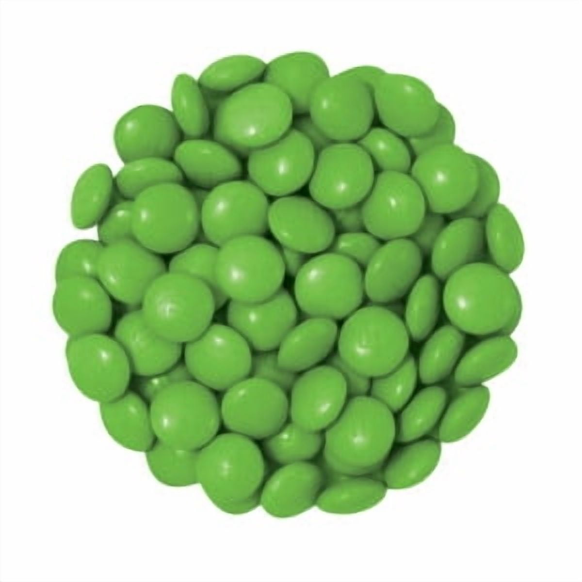 M&M's Milk Chocolate Candies Bulk Green - Single Color - 10 lbs (Pack ...