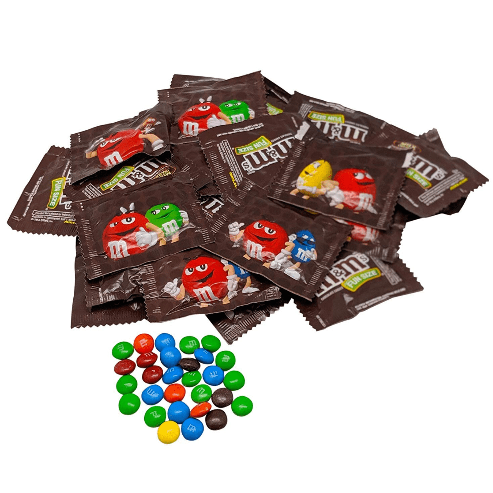 M&M's Milk Chocolate Fun Size Packets, Individually Wrapped, Bulk Bag ...