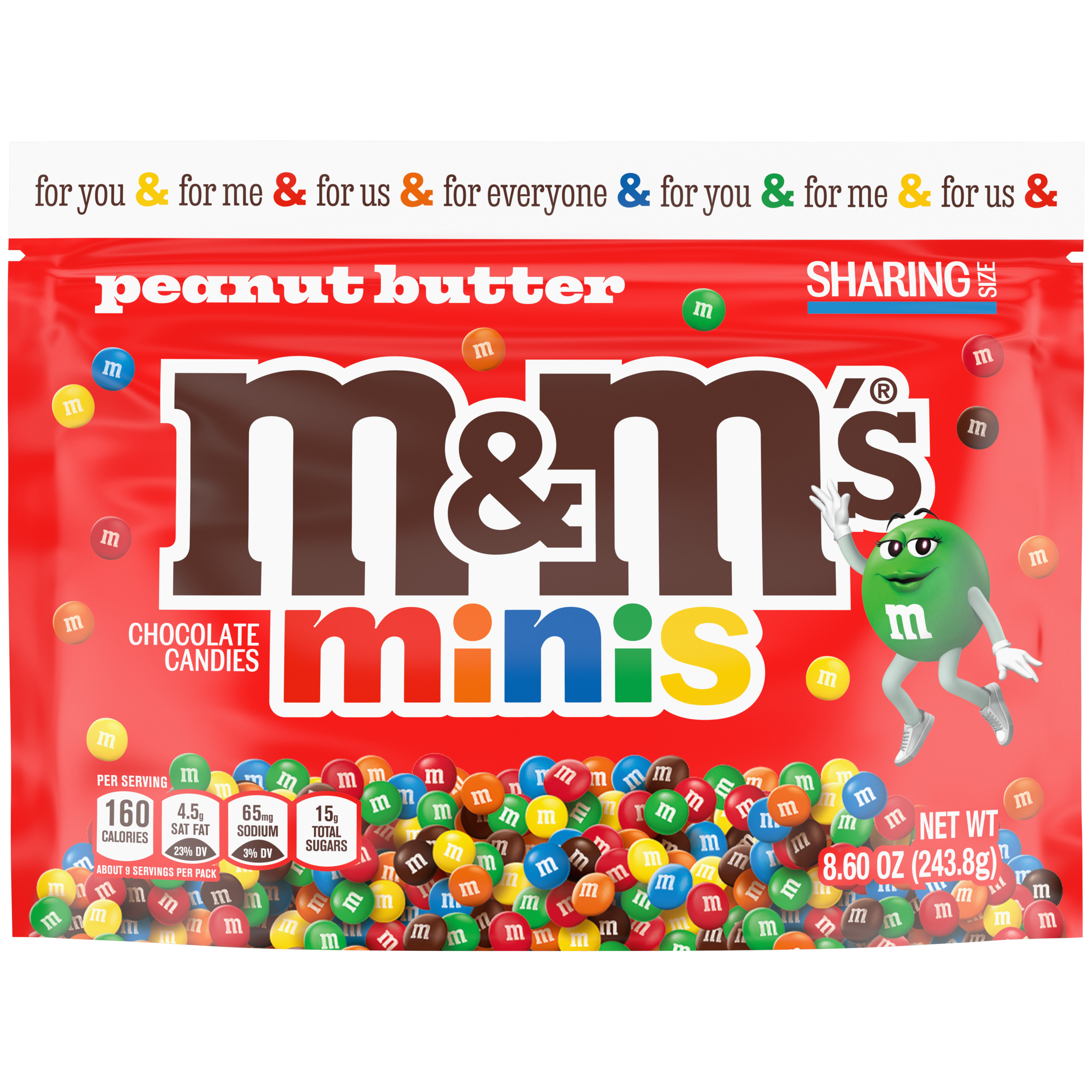 M&M's Plain 62oz Original Bulk Chocolate Candy Jar Bag M&Ms - Walmart.com