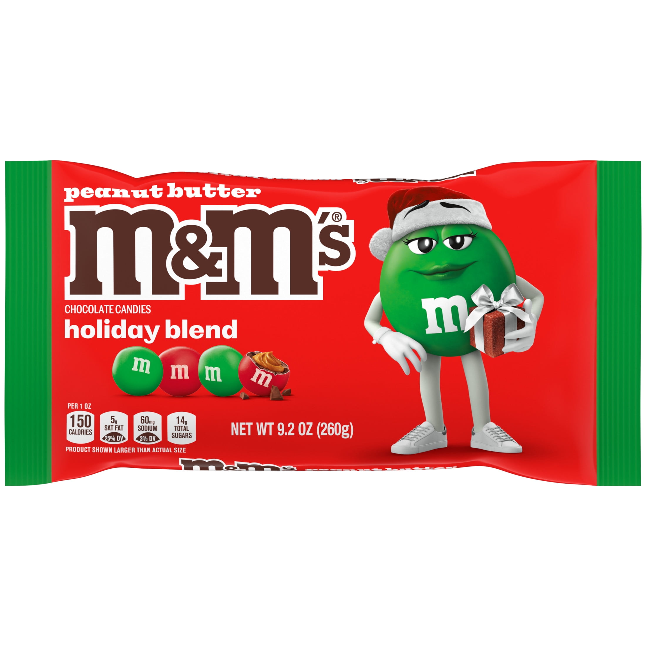 Vegetarian? M&M's Peanut Butter Milk Chocolate Red and Green Christmas ...