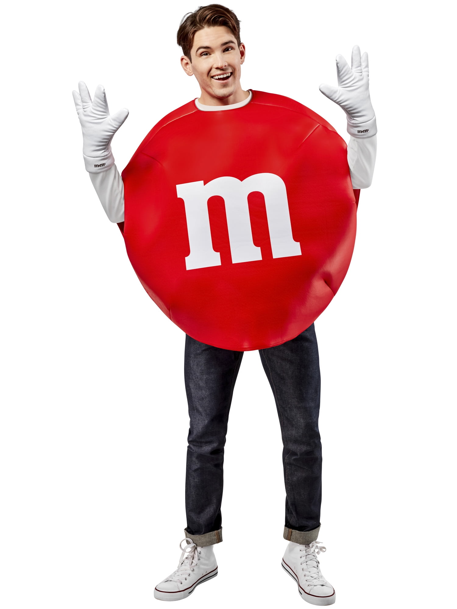 M&M's Adult Unisex Red Costume - Snack Foam Tabard Tunic - Walmart.com