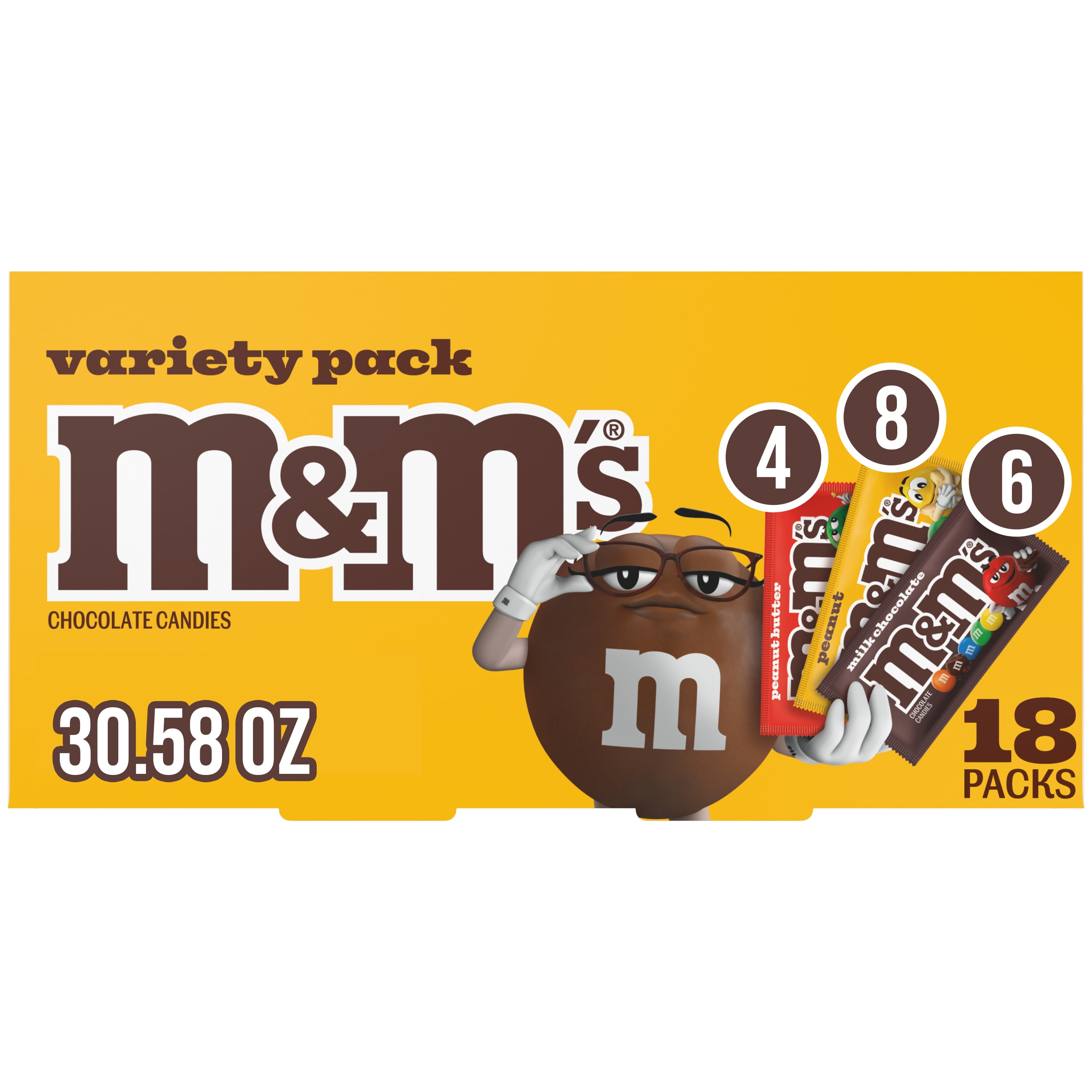 Walmart M&M's Family Fun Variety Pack - Milk Chocolate, Peanut & Peanut ...