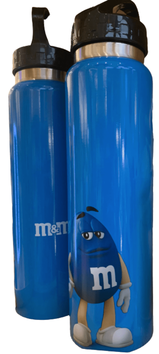 M&M's World Blue Characters Flip Lid Bottle 25oz New with Tag - Walmart.com