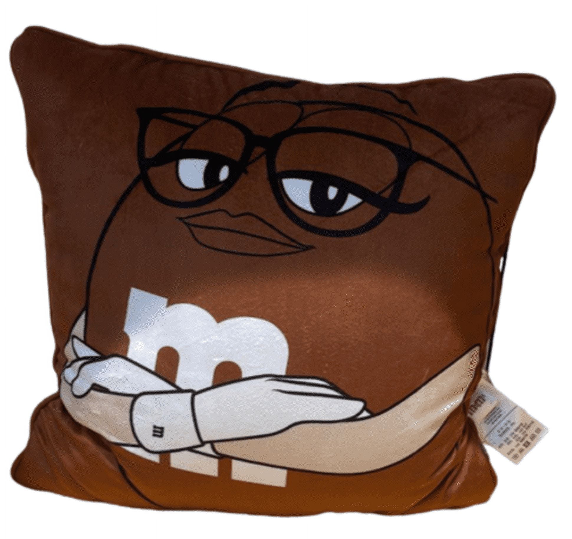 M&M's World Brown Character Not Bossy Just The Boss Pillow Plush New ...
