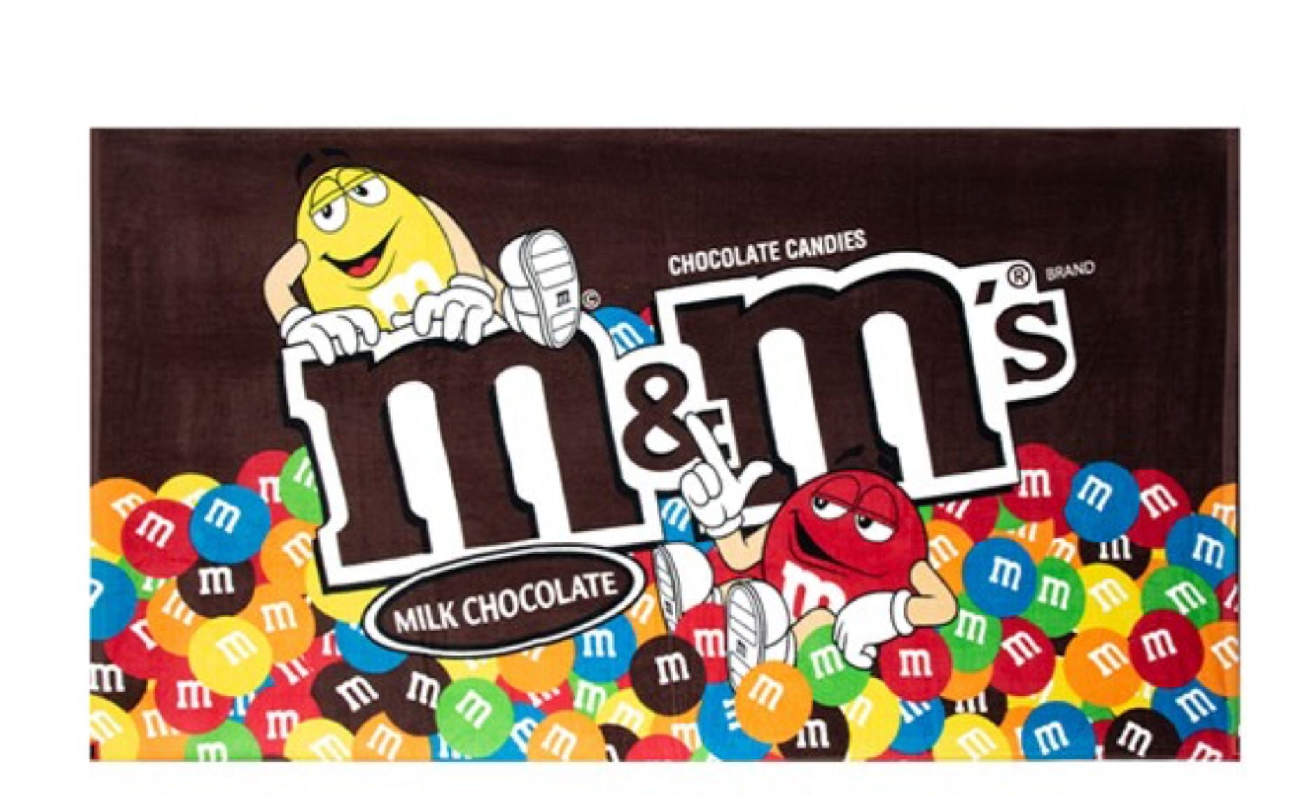 M&M's World Characters Milk Chocolate Bag Beach Towel New with Tags ...