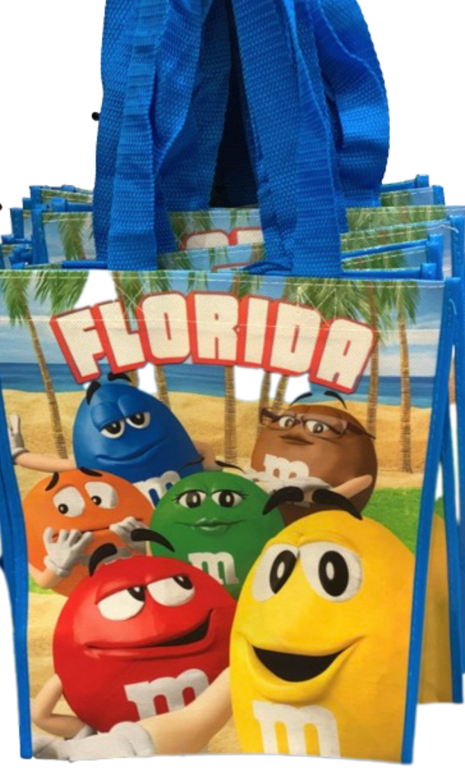 M&M's World Characters Reusable Tote Florida New With Tag - Walmart.com