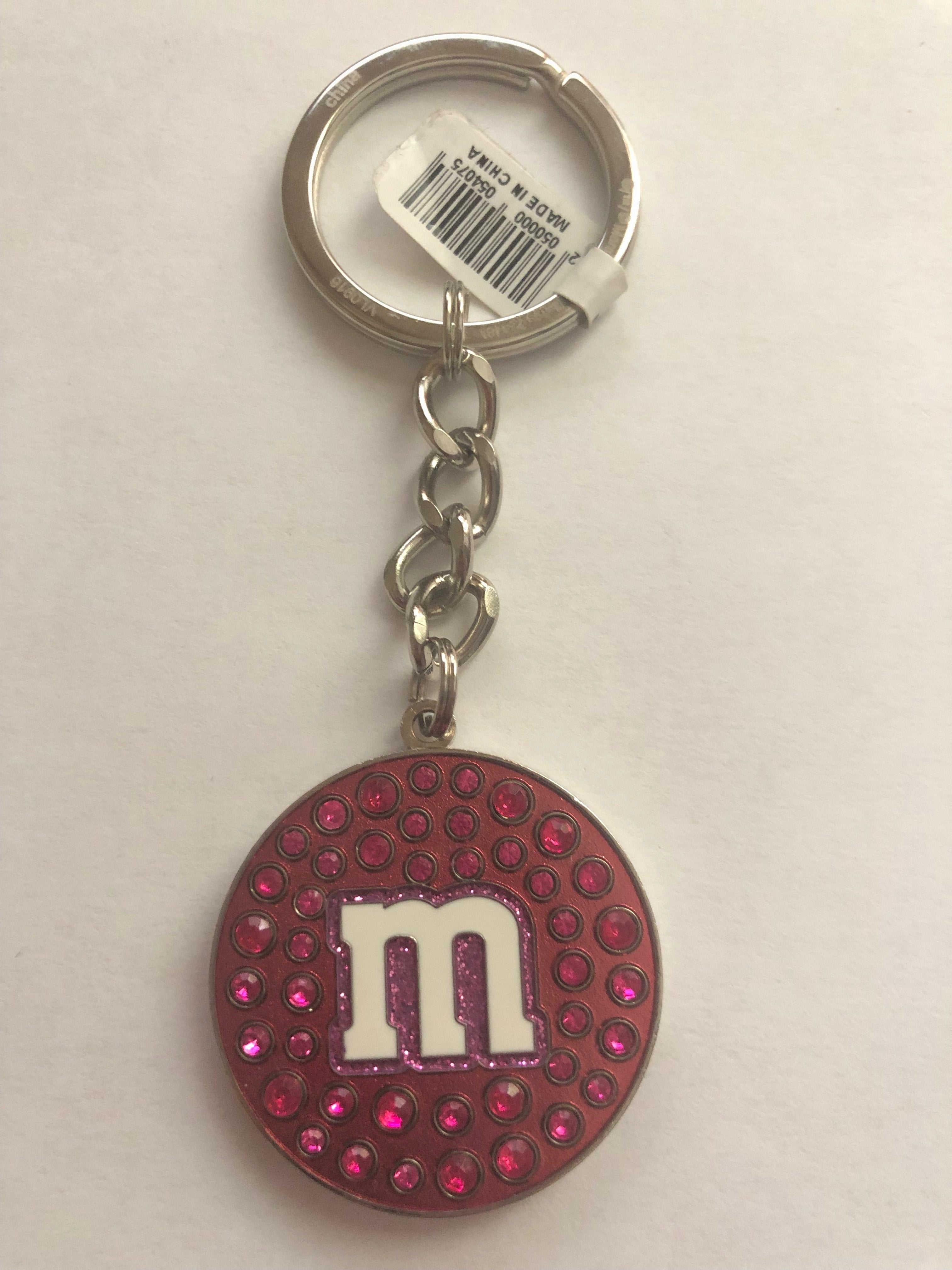 M&M's World Fuschia Lentil with Stones Keychain New with Tag - Walmart.com