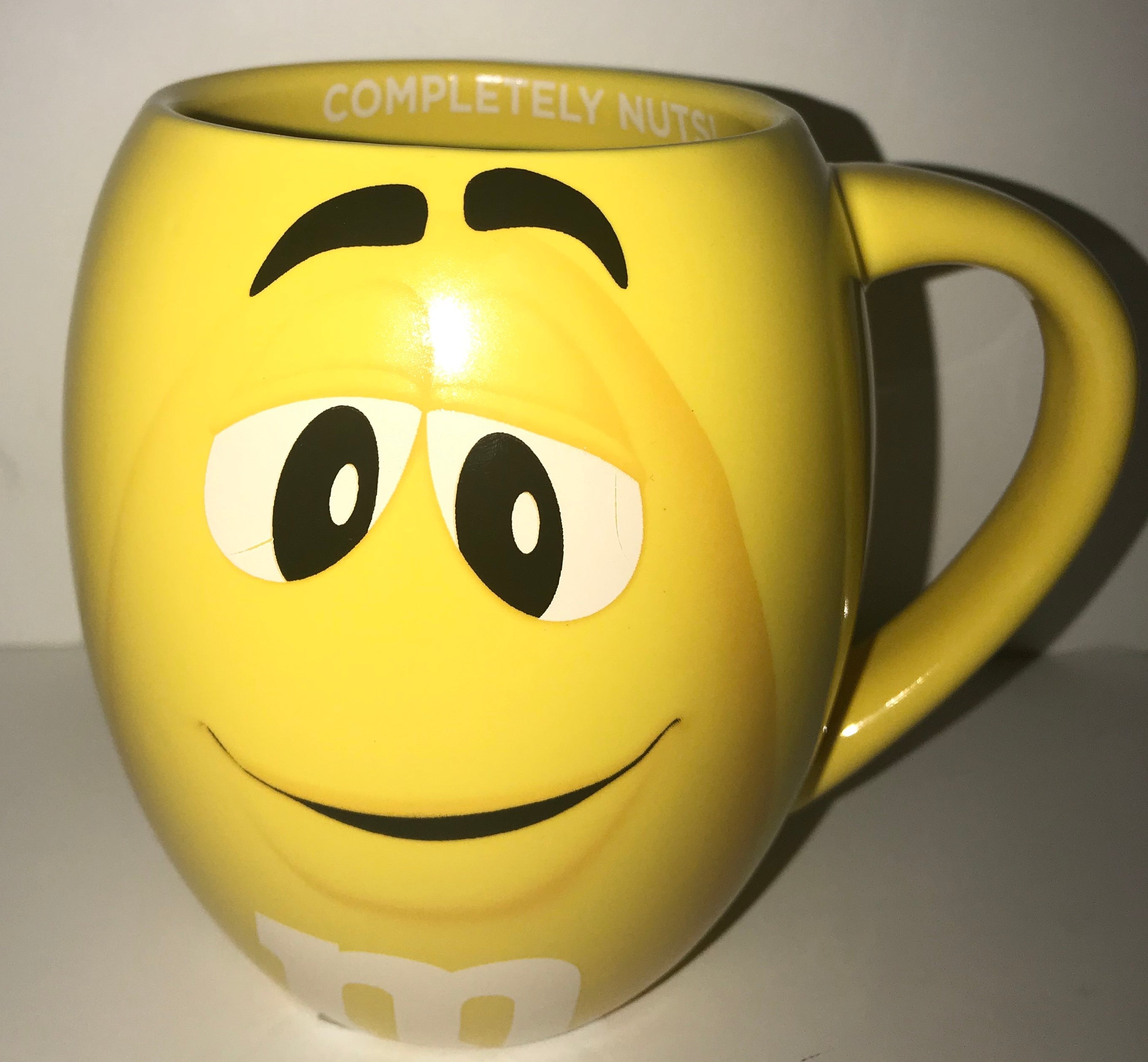 M&M's World Yellow Character Barrel Completely Nuts Mug New - Walmart.com