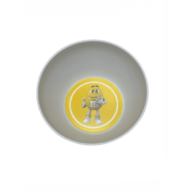 M&M's World Yellow Character Silhouette Melamine Satin Finish Bowl New ...