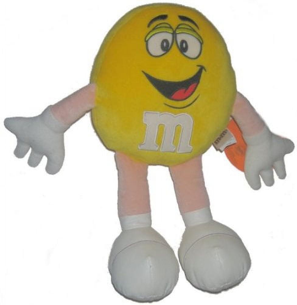 M&M's Yellow Shell Plush Stuffed Candy MM Character Toy for Kids ...
