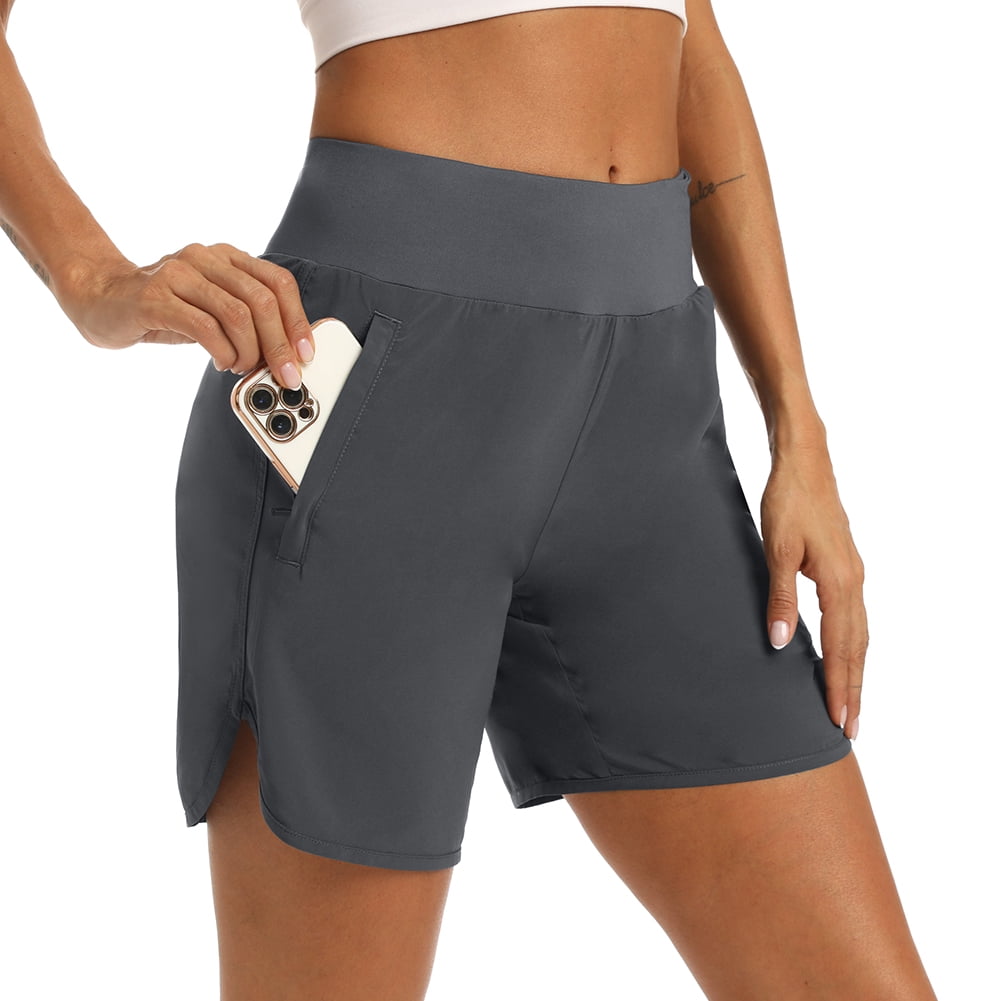 M MAROAUT Running Shorts for Women Workout Shorts with Pockets Summer ...