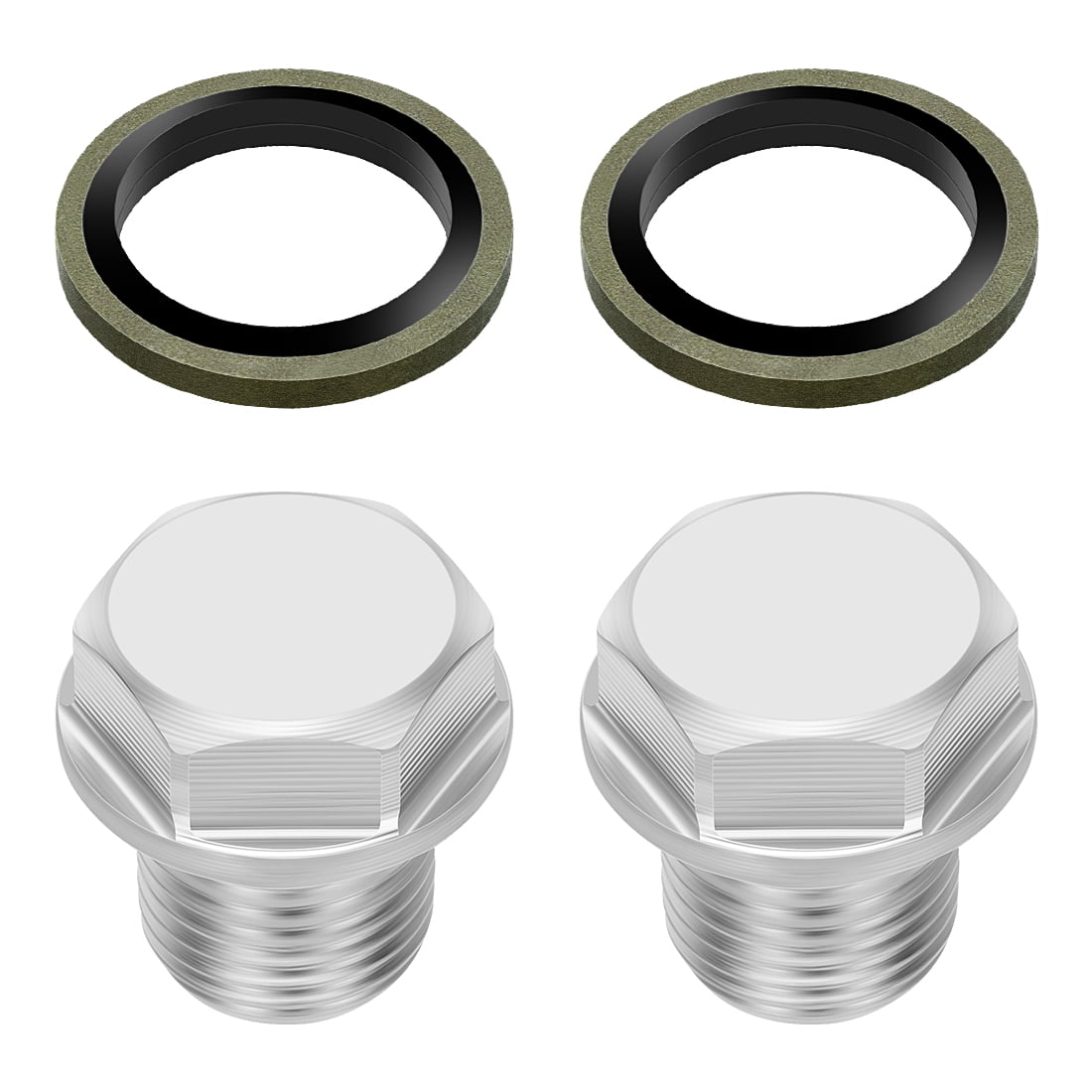 M MATI 2 Oil Drain Plug & Gasket for Suzuki GSXR 600 750 1000 GSXS750 ...