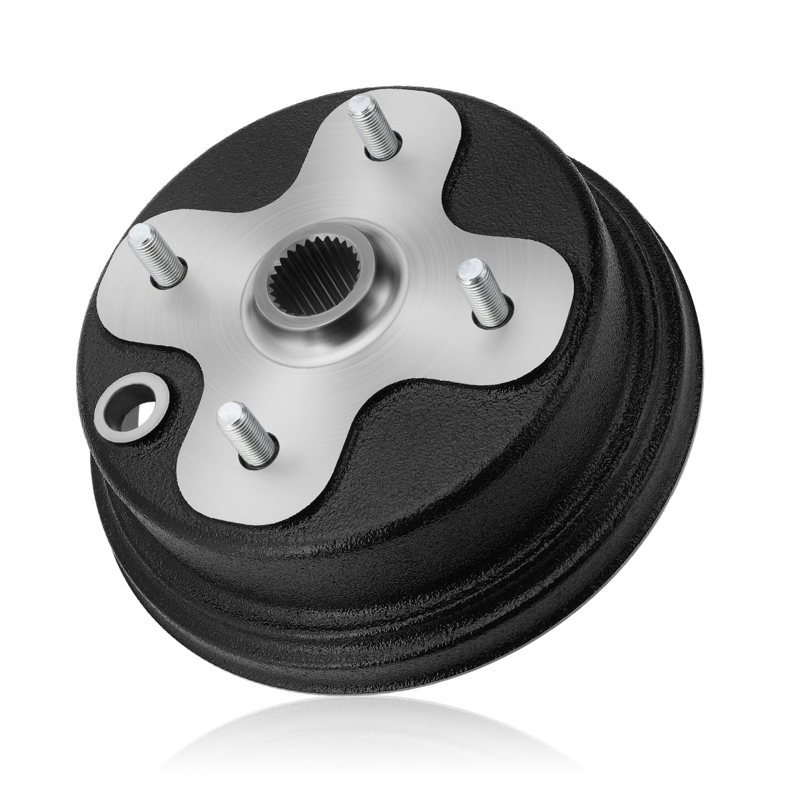 M MATI Front Wheel Brake Drum Hub for Yamaha Big Bear 350 Kodiak 400 ...