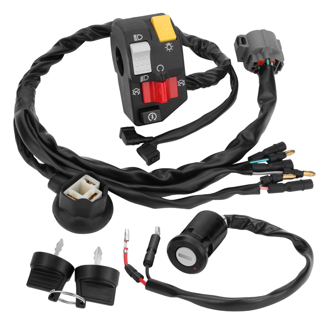 M MATI Handlebar Key Switch for Honda TRX300EX 300EX Sportrax 300 1993 ...