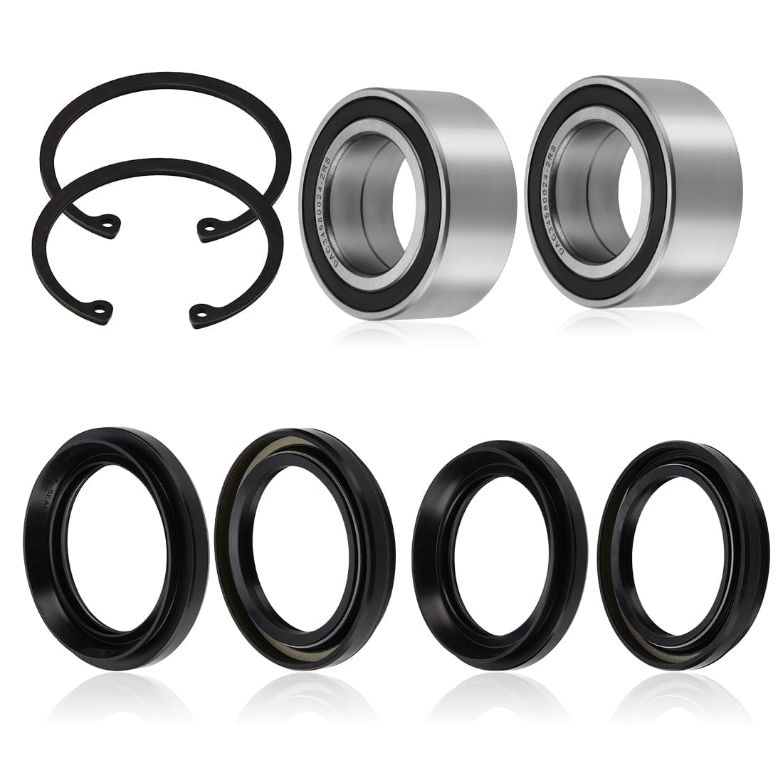 M MATI Rear Wheel Bearings Seals Kit for Honda ATV Rincon 650 680 ...