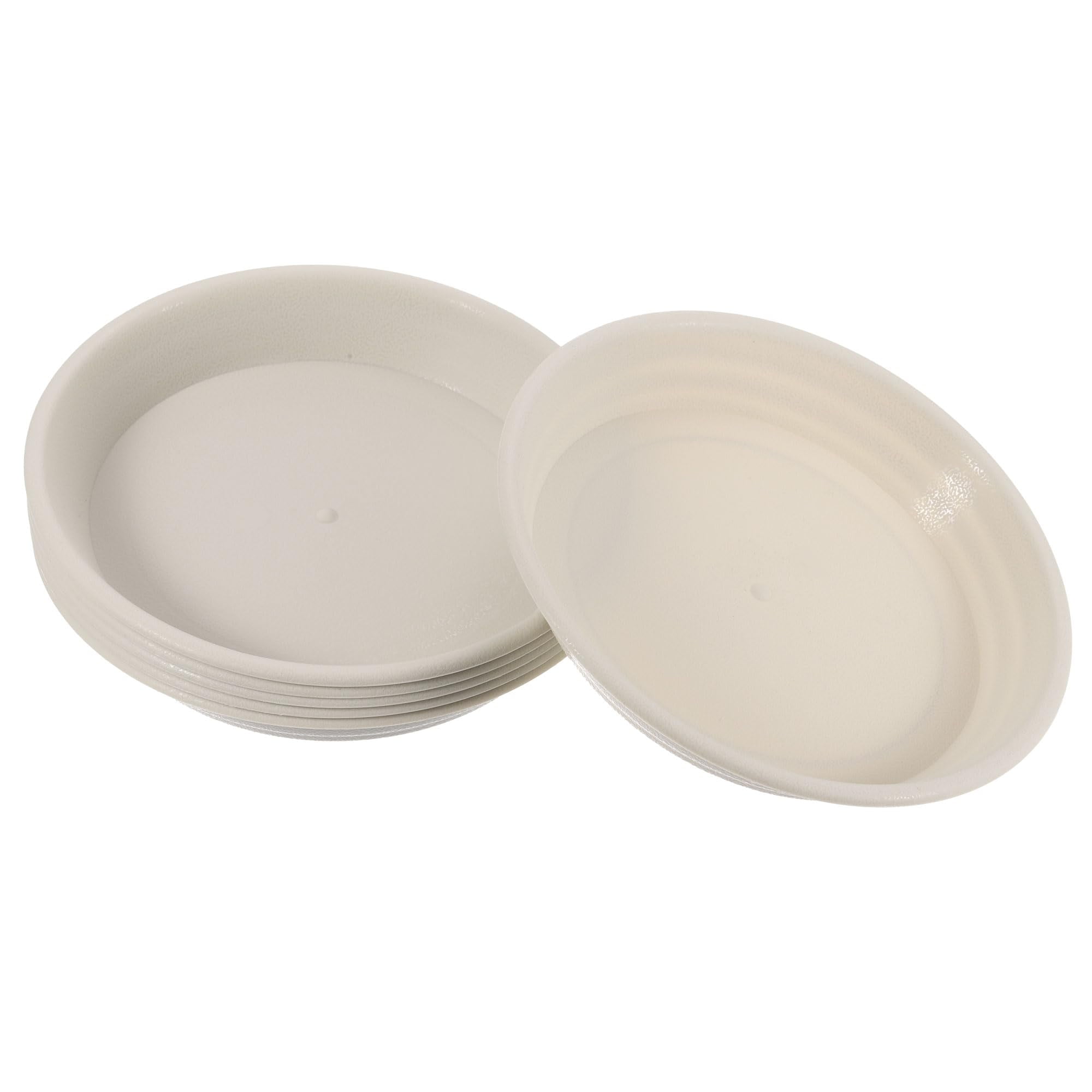 M METERXITY 6 Pack Planter Saucers - Plastic Plant Tray Flowerpot Drip ...