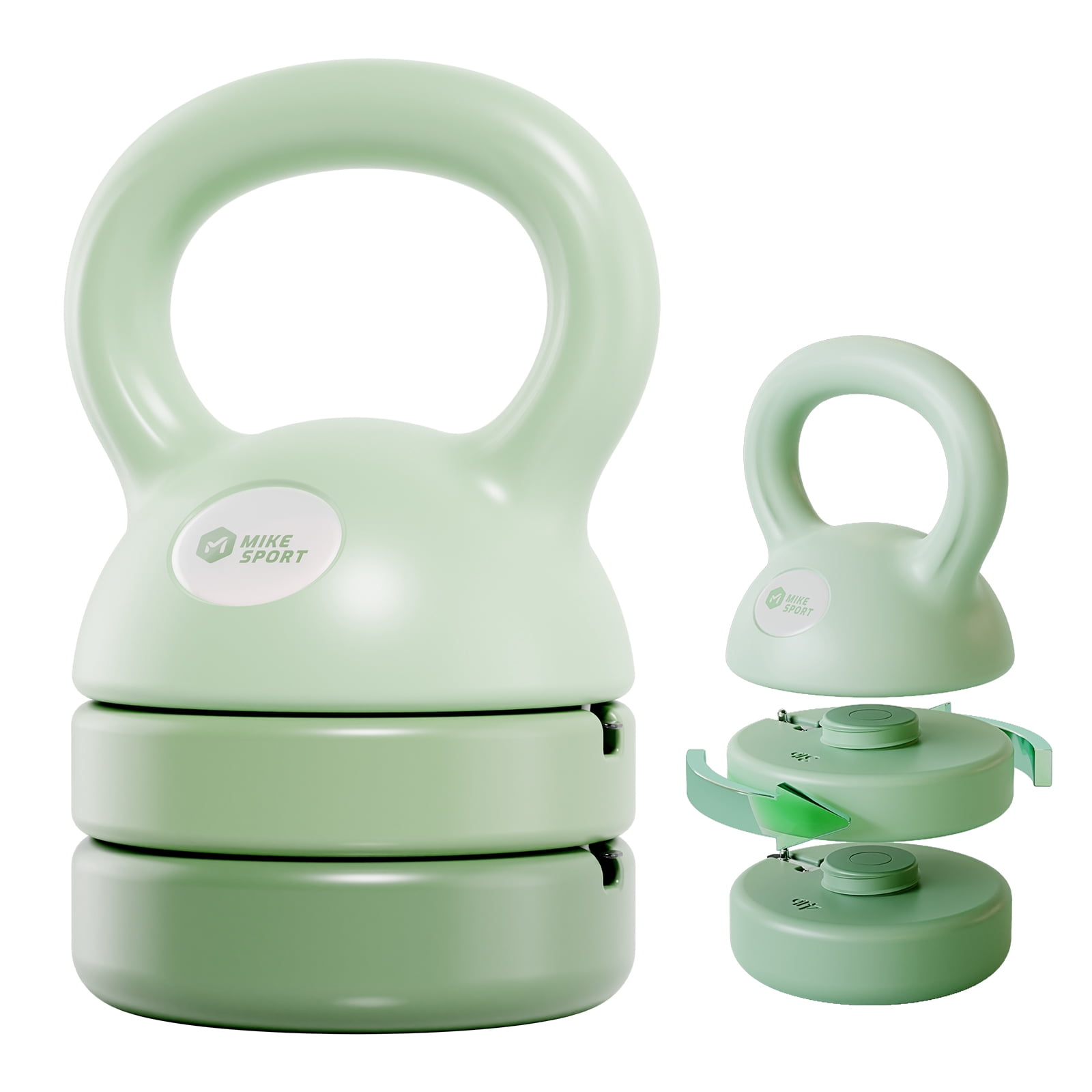 M MIKE SPORT Adjustable Kettlebell Sets 3 in 1 (5lb-12lb) for Home Gym ...