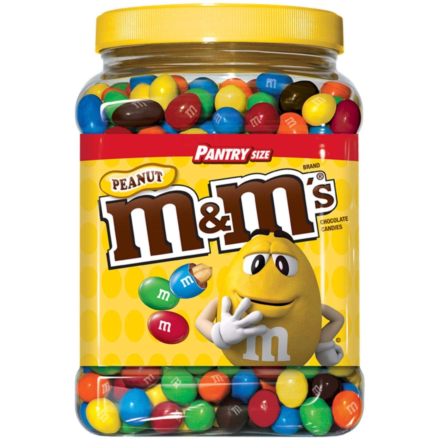 M&MS Candies, Peanut Chocolate, 62 Ounce Jar, Pack of 1 - Walmart.com