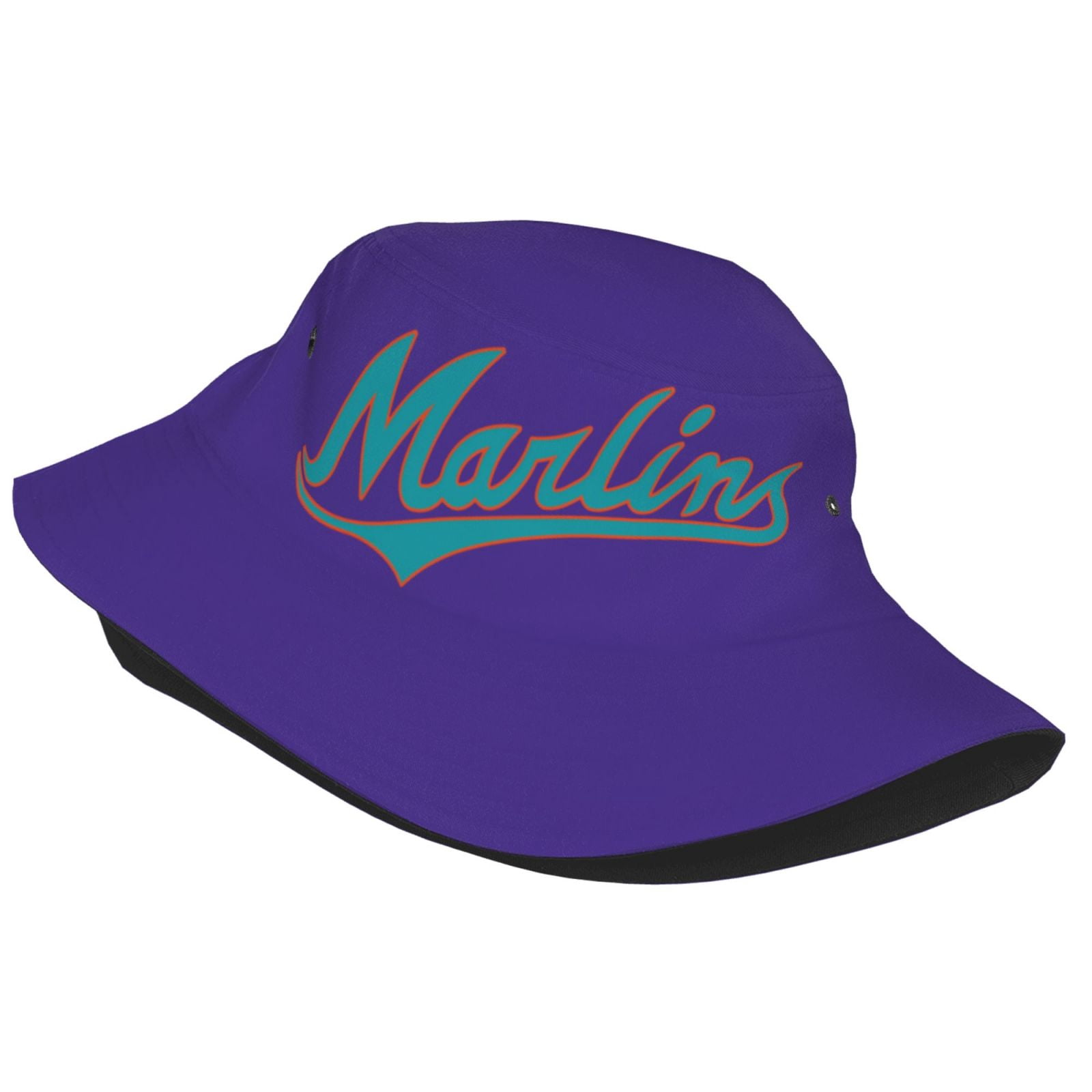 M_Marlins‌ Baseball Team Logo Bucket Hat 2025 | UPF 50+ UV Protection ...
