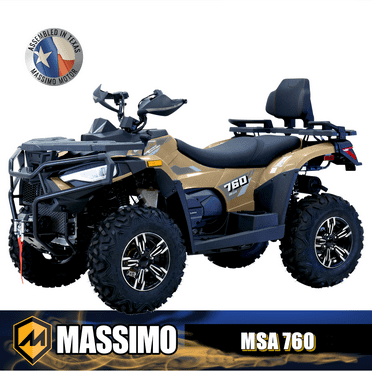 Massimo Motors MSA450F EFI 352cc 25 HP 4 Stroke Engine ATV Blue with ...