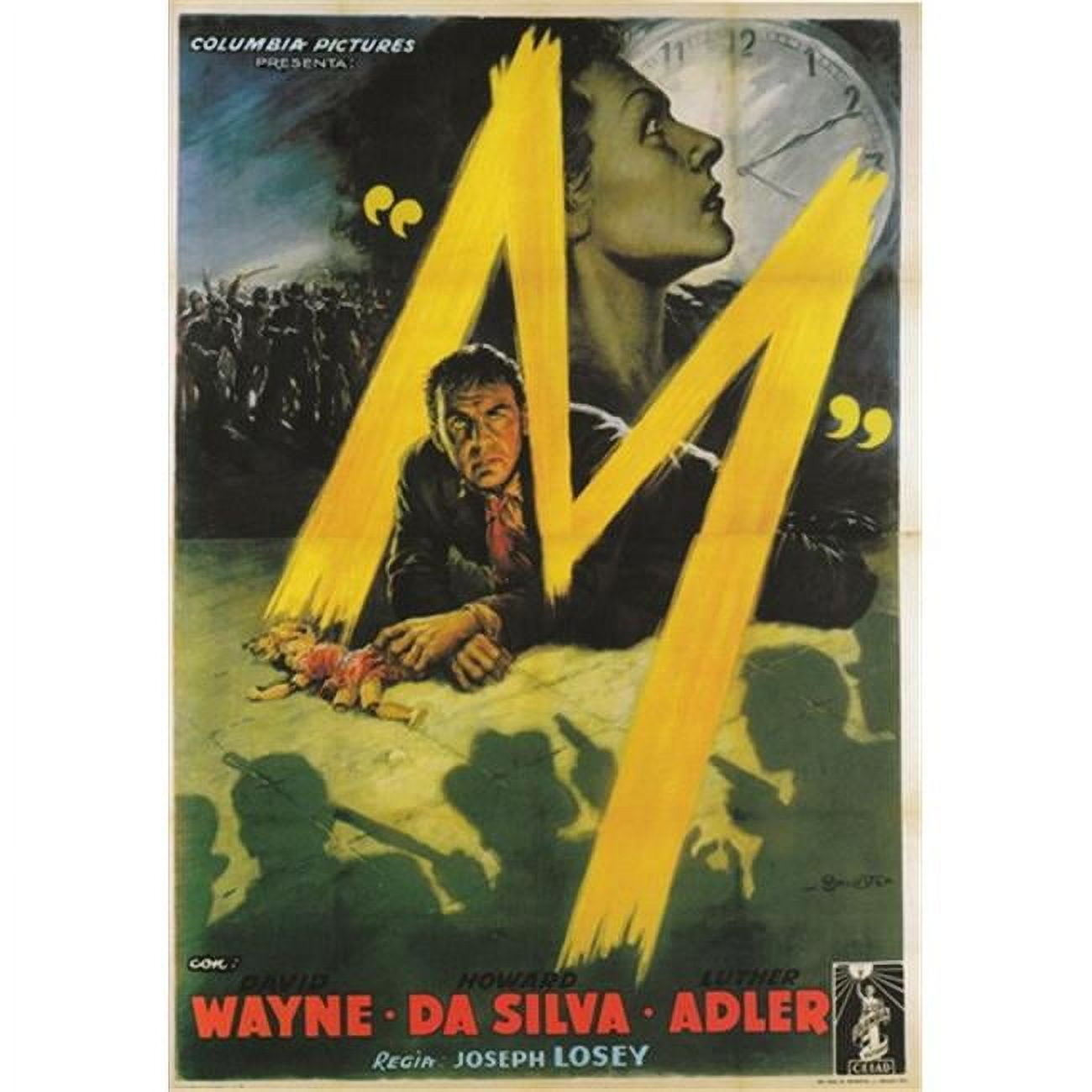 M Movie Poster - 11 x 17 in. - Walmart.com