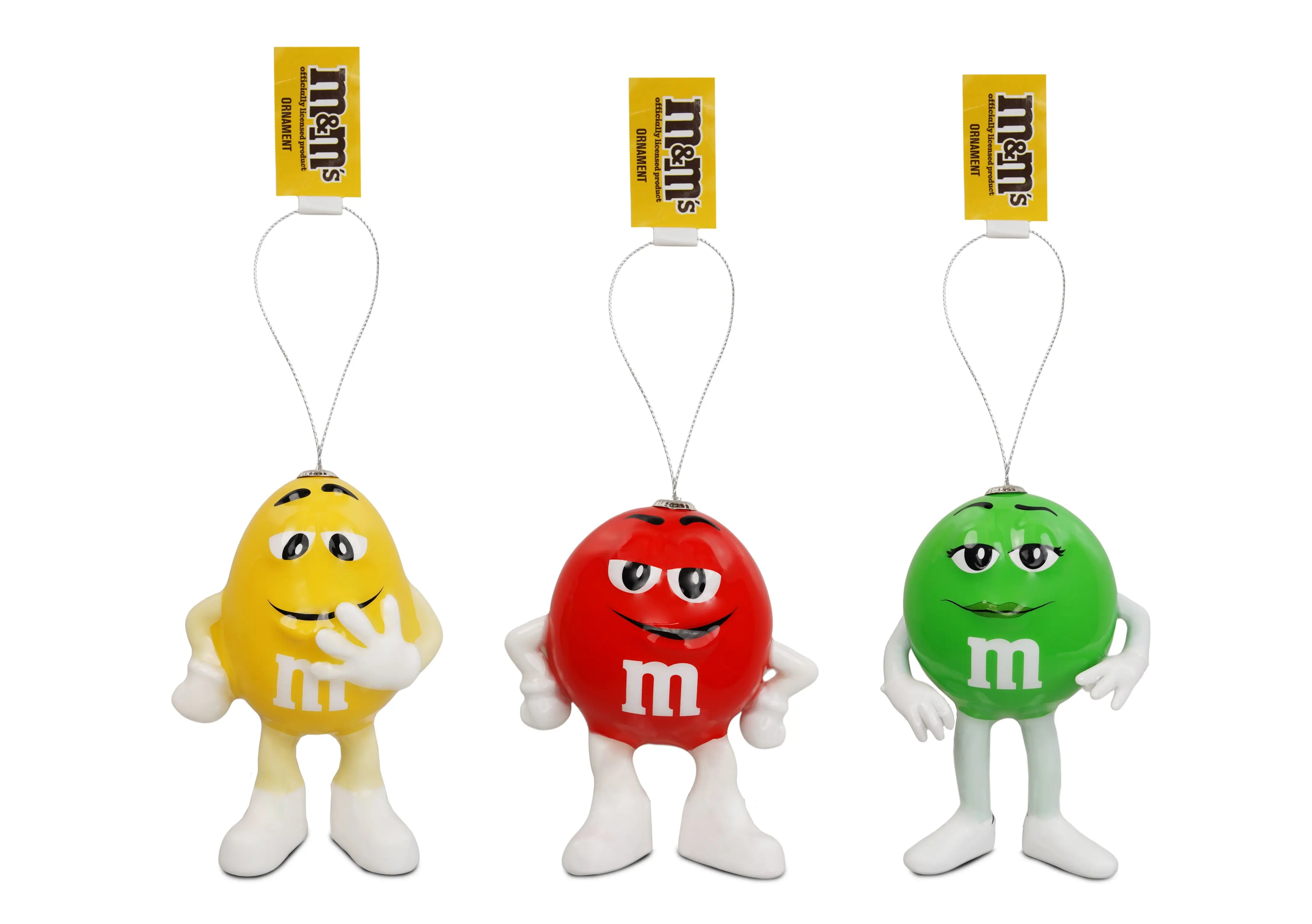 M&Ms Characters 3-pack Christmas Tree Ornament Set - Walmart.com