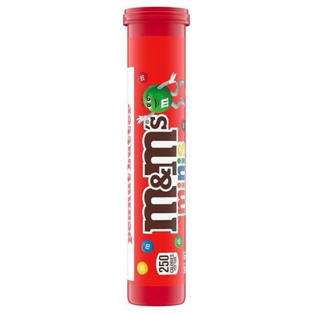 M&Ms Minis Peanut Butter Milk Chocolate Candy, 1.74 Oz Mega Tube ...