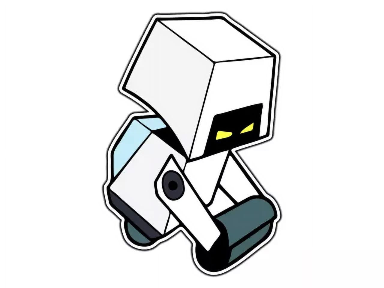 M-O Microbe Obliterator Robot Waterproof Sticker Phone Decal Water ...