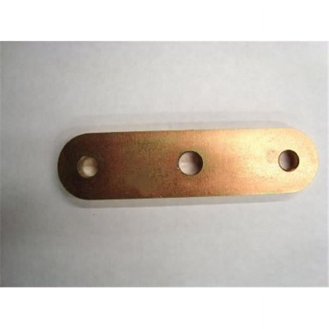 M.O.R.E. 9050Z Shackle Plates- 4.5 In.- C To C Straight Plate- Zinc- 0. ...
