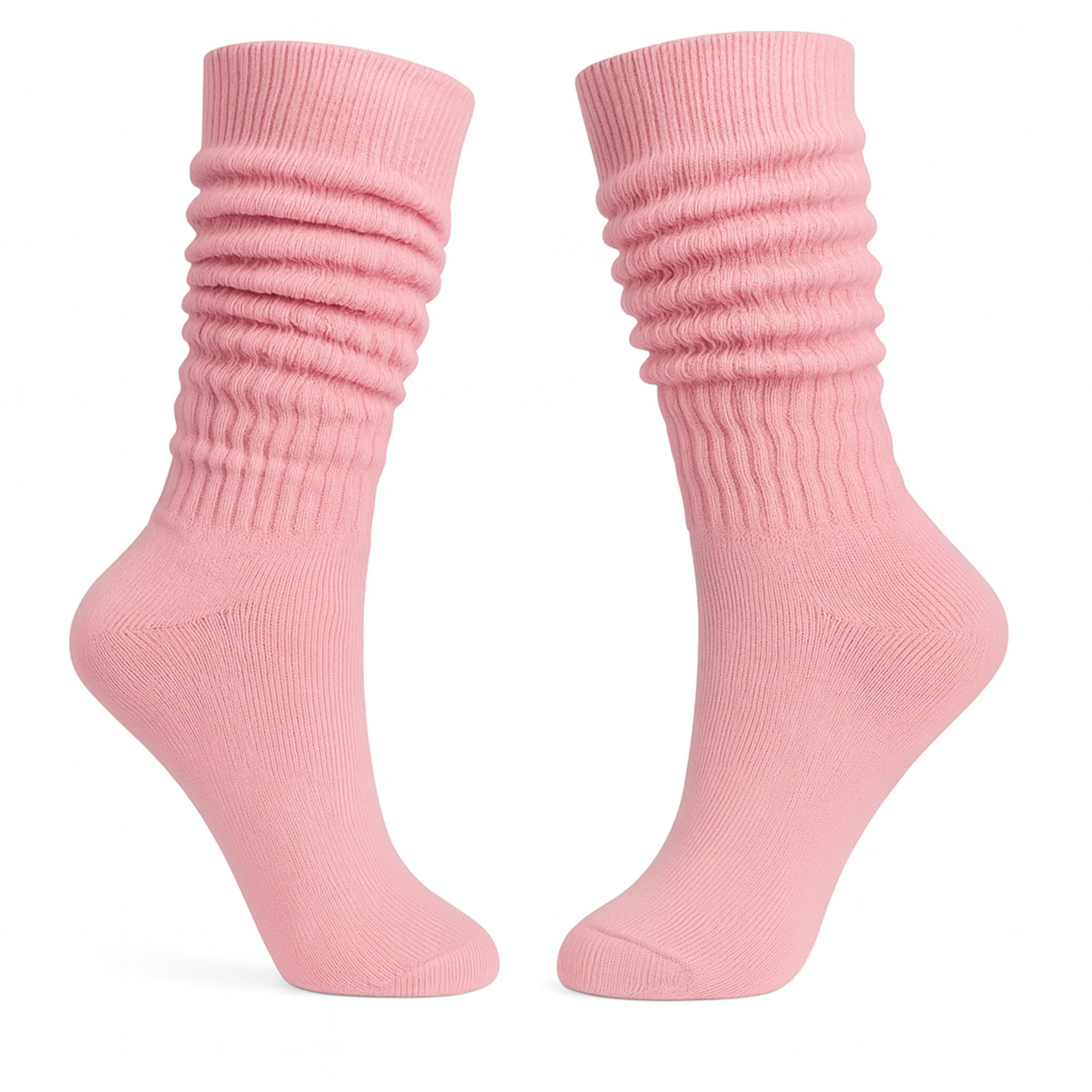 M.O.S Women's Slouch Socks Extra Heavy Long, Size 5–10, 1 Pair – Pink ...