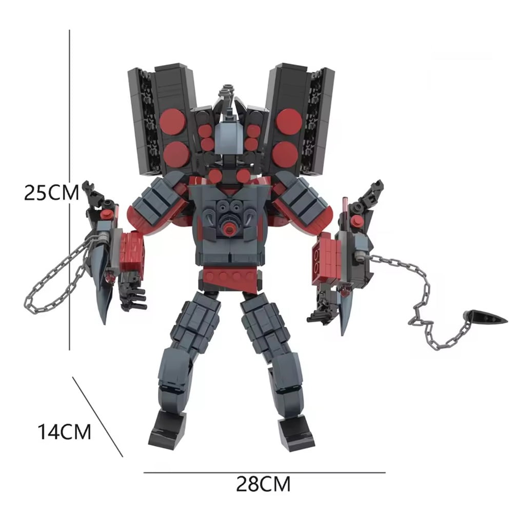 M-OC Model Titan TV Person T-itan Children's Building Blocks Toy ...