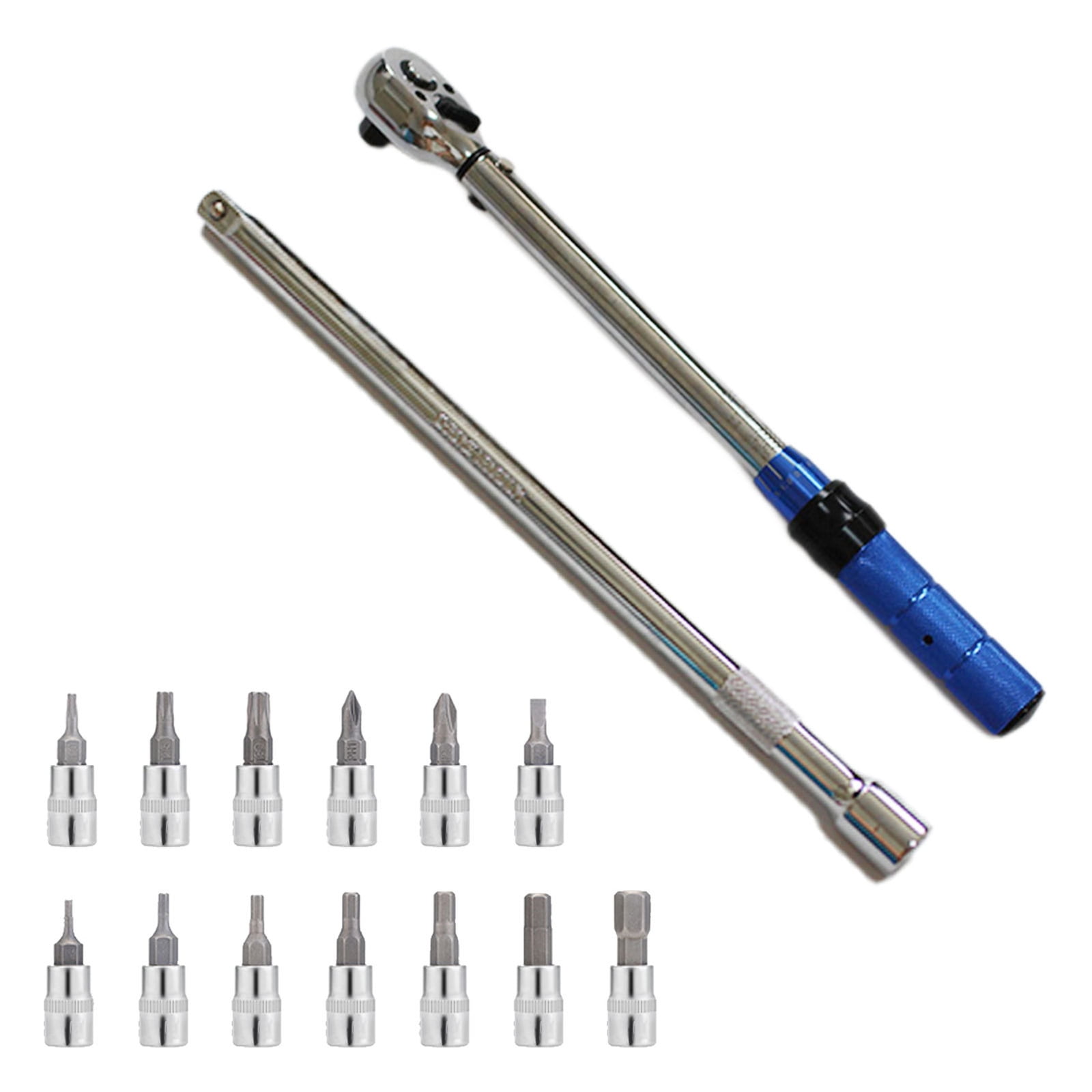 M-PART Torque Wrench and Socket Set Adjustable Bike Tool 3 to 15 Nm ...
