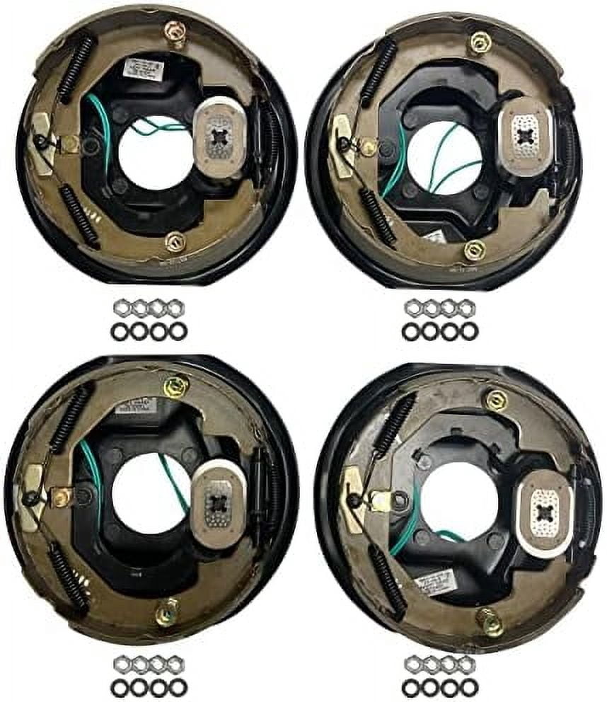 M-Parts Trailer Brakes - 2 Pair 10" X 2-1/4" Electric Trailer Brake ...