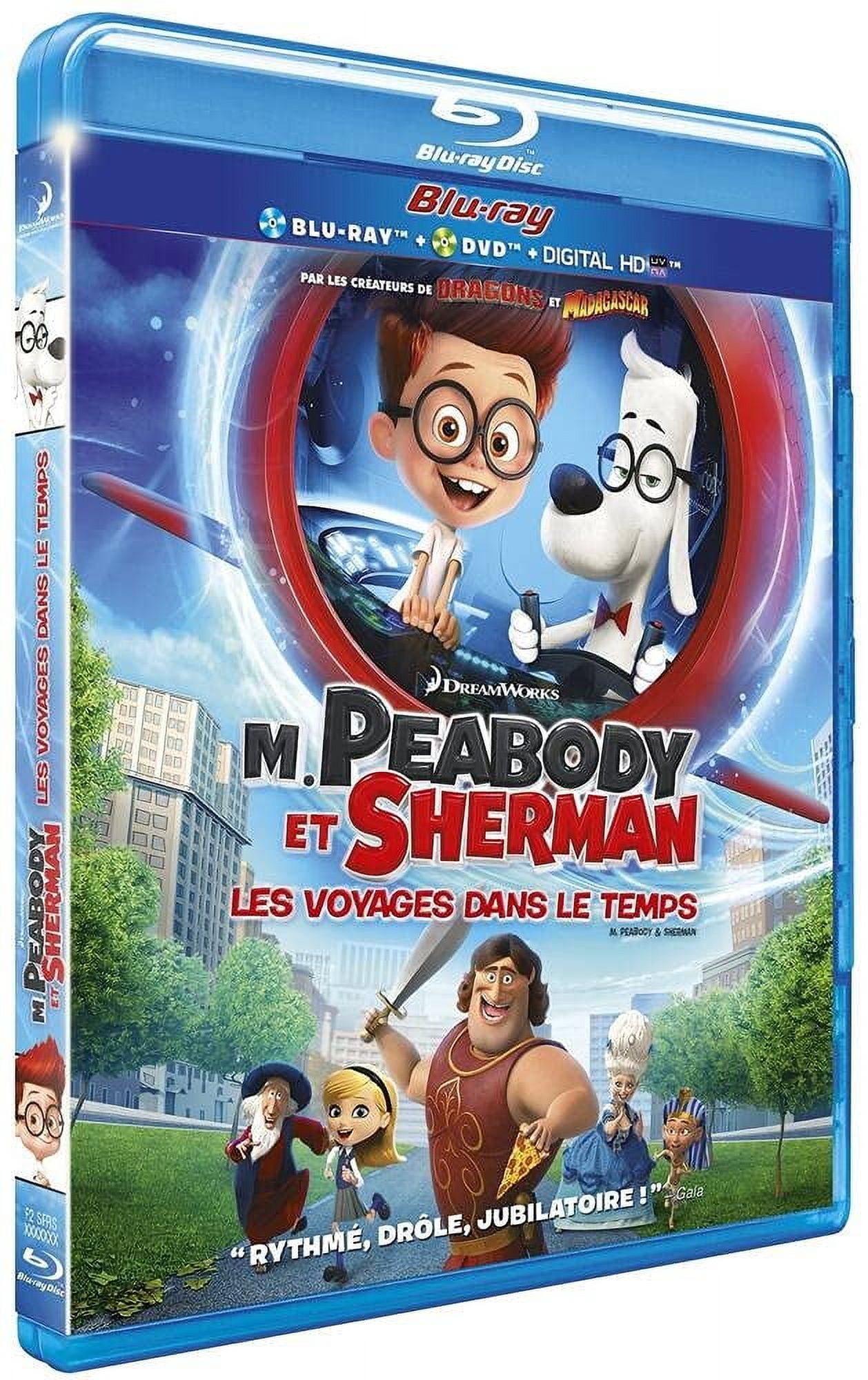 M. Peabody et Sherman (Blu-ray) Rob Minkoff - Walmart.com