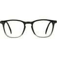 M+ Plano Blue Light Lens Injection Unisex Frames, Micah, Black Crystal ...