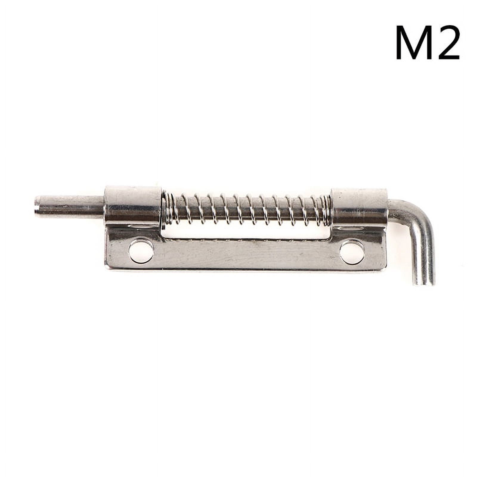 (M Right) 1pc 304 Stainless Steel Loaded Hinge Security Spring Bolt ...