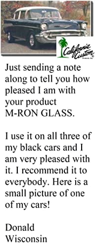 M-Ron Glass Clearcoat Cleaner & Wax with Finest Pure #1 Carnauba Wax ...