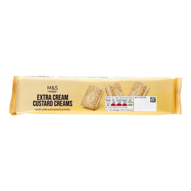 M&S Extra Cream Custard Creams 150g - Pack of 2 - Free Shipping - Made ...