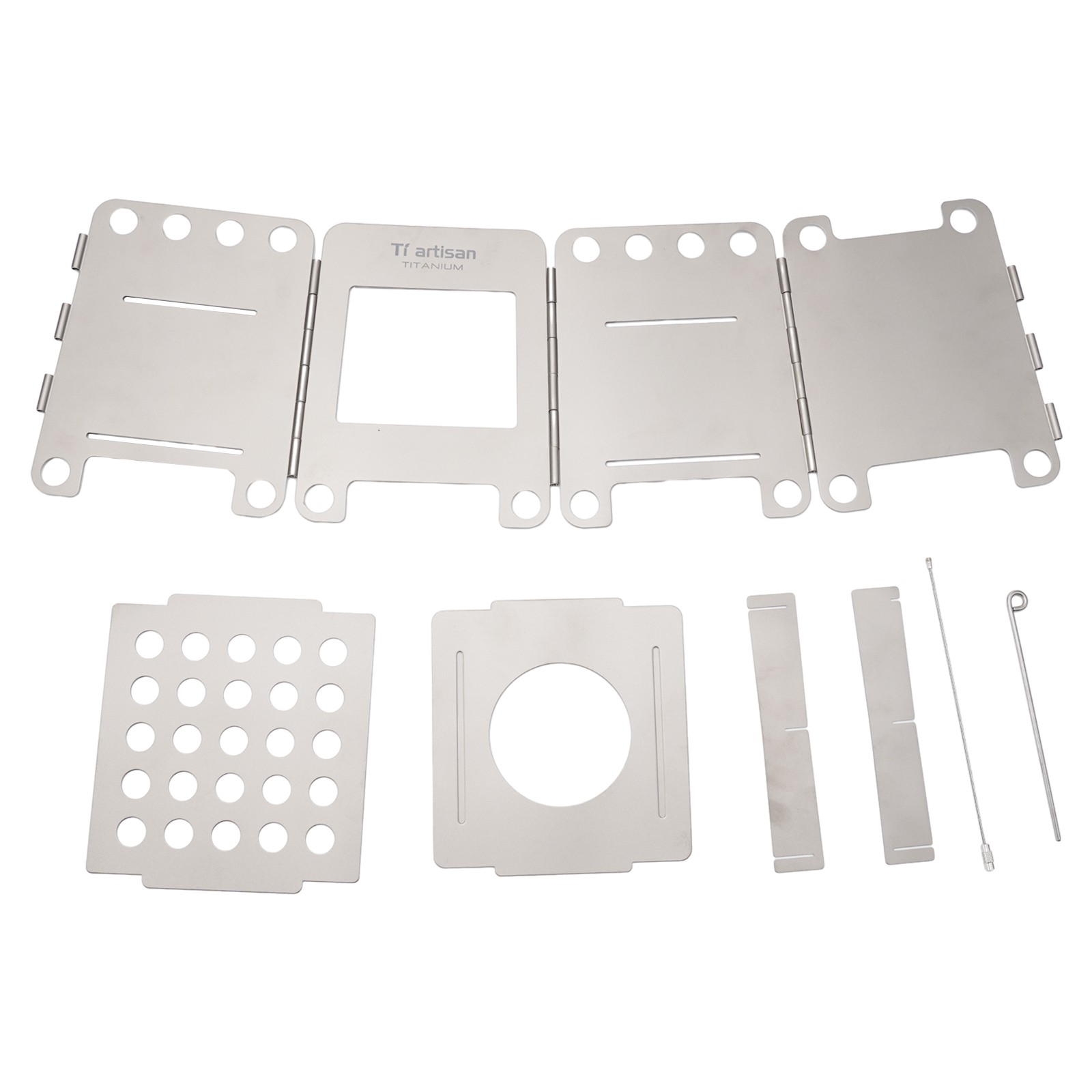 M S Folding Stove Folding Wood Stove Lightweight Pocket Alcohol Stove Titanium User Friendly For ...