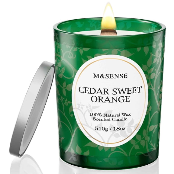Wood Cedar Candle