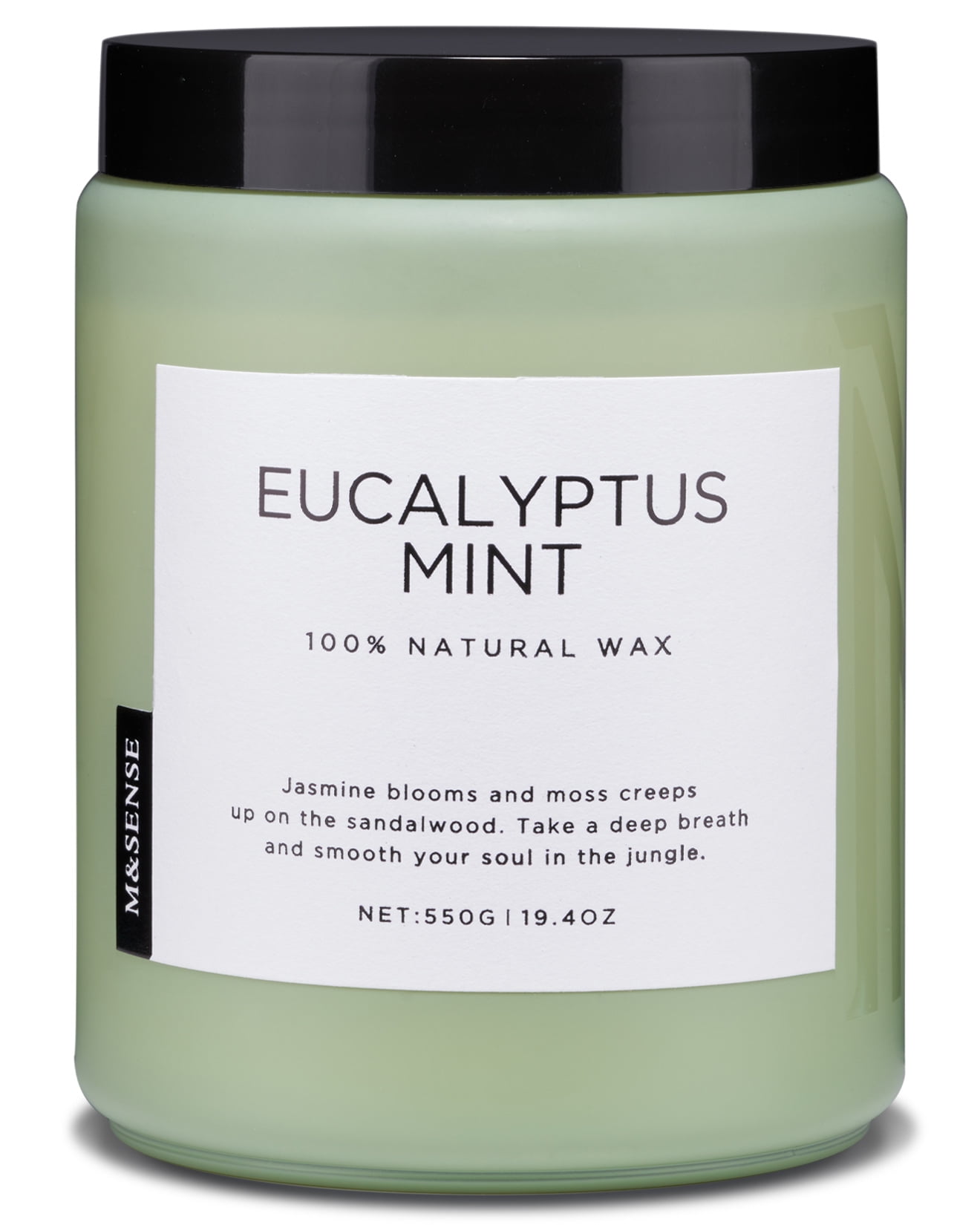 M&SENSE Eucalyptus & Mint Candles for Home Scented, 19.4oz - Walmart.com