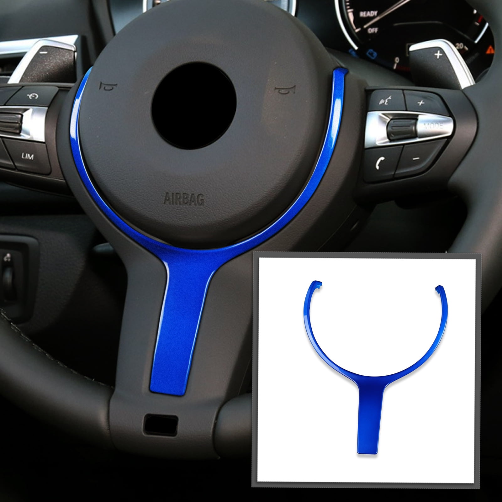 M Sport Steering Wheel Trim For BMW F20 F22 F30 F31 F32 F33 F35 F36 F10 ...