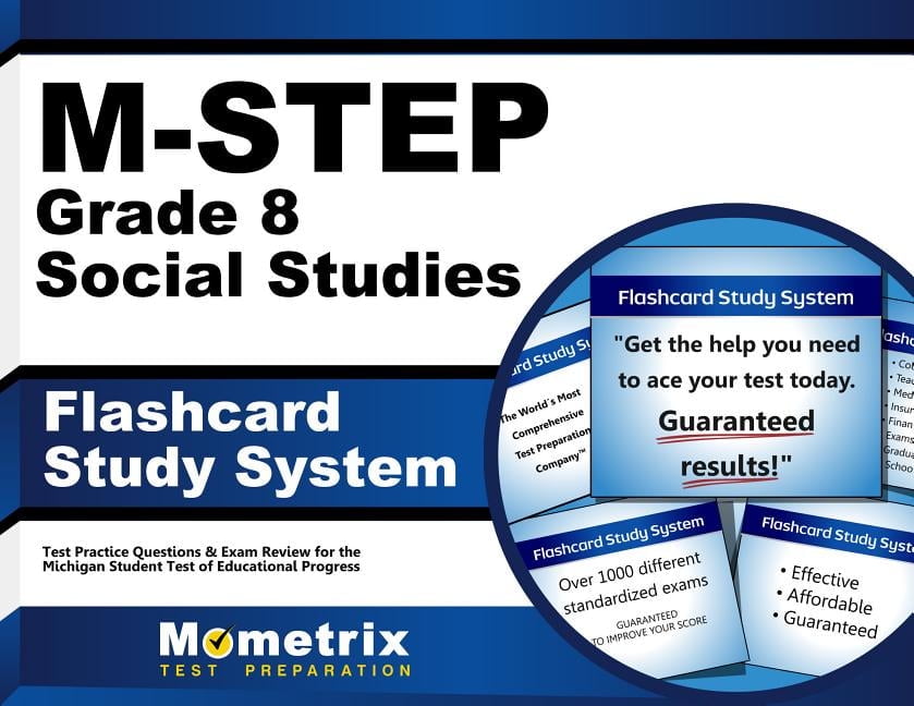M-Step Grade 8 Social Studies Flashcard Study System : M-Step Test ...
