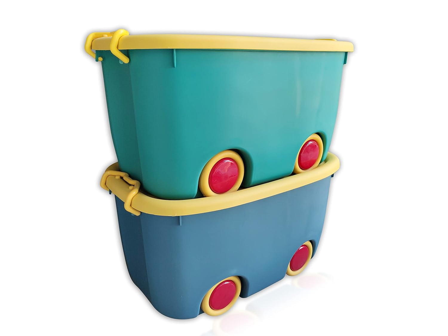 M T BROTHERS Large Plastic Stackable Rectangular Organizer Storage Box ...